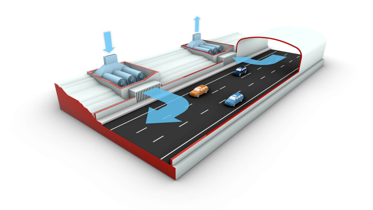 Ventilation systems for tunnels and metro - CometFans